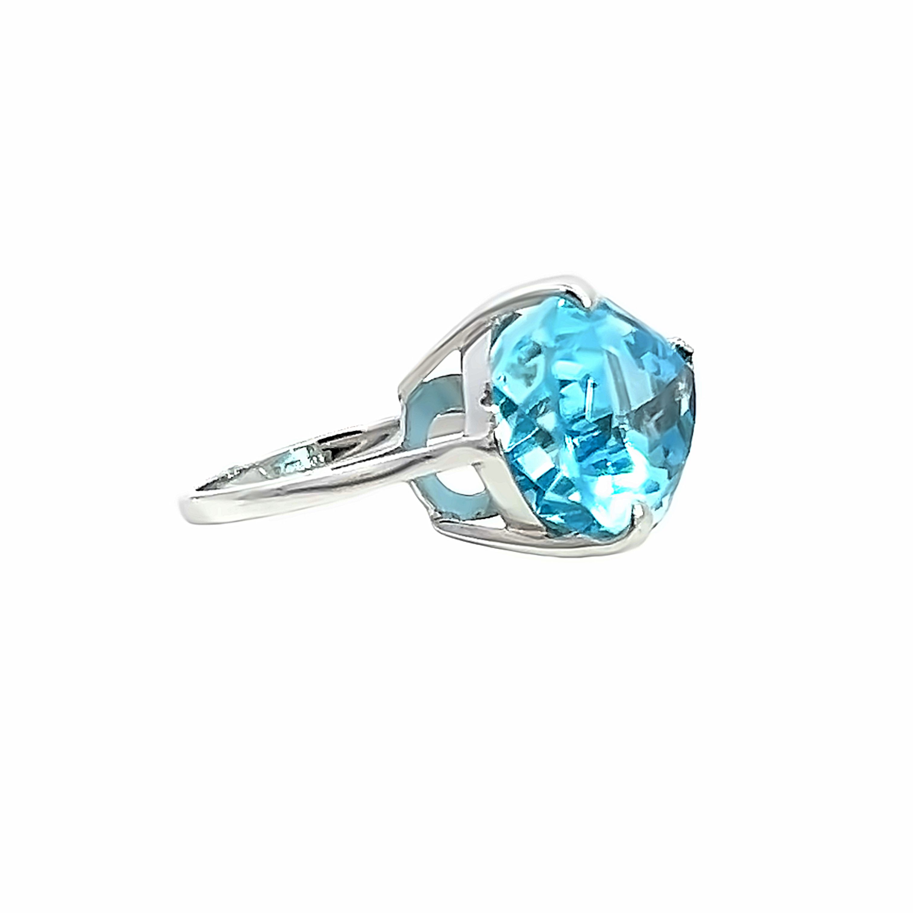 A Modern Topaz Ring